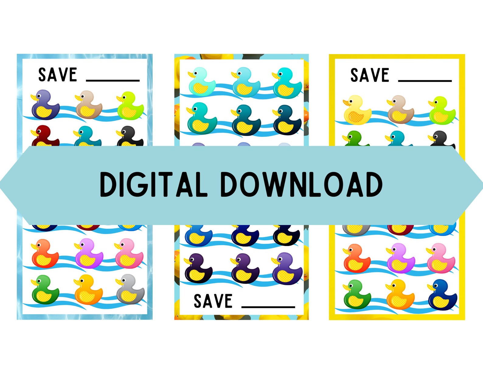 Rubber Duck Mini Savings Challenge Bundle || Includes 6 Mini Savings ...