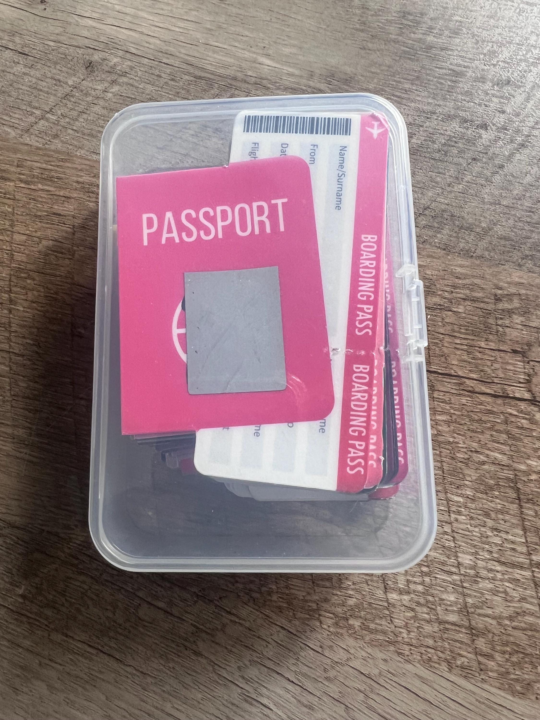 Passport Vacation Cut Out Scratch off Savings Challenge || Save 500 ...