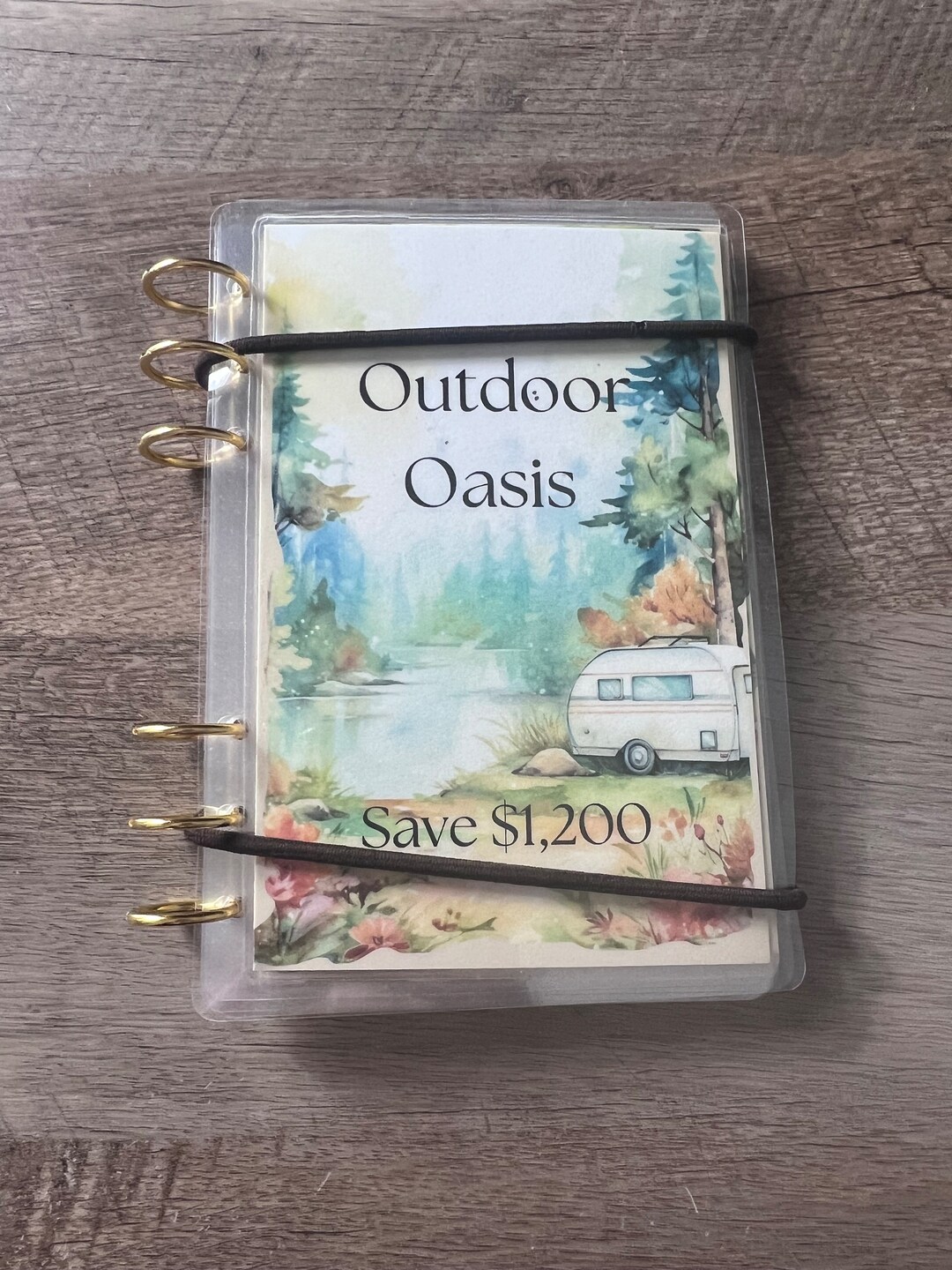 Outdoor Oasis Savings Challenge Book || Save 1200 || 8 Laminated ...
