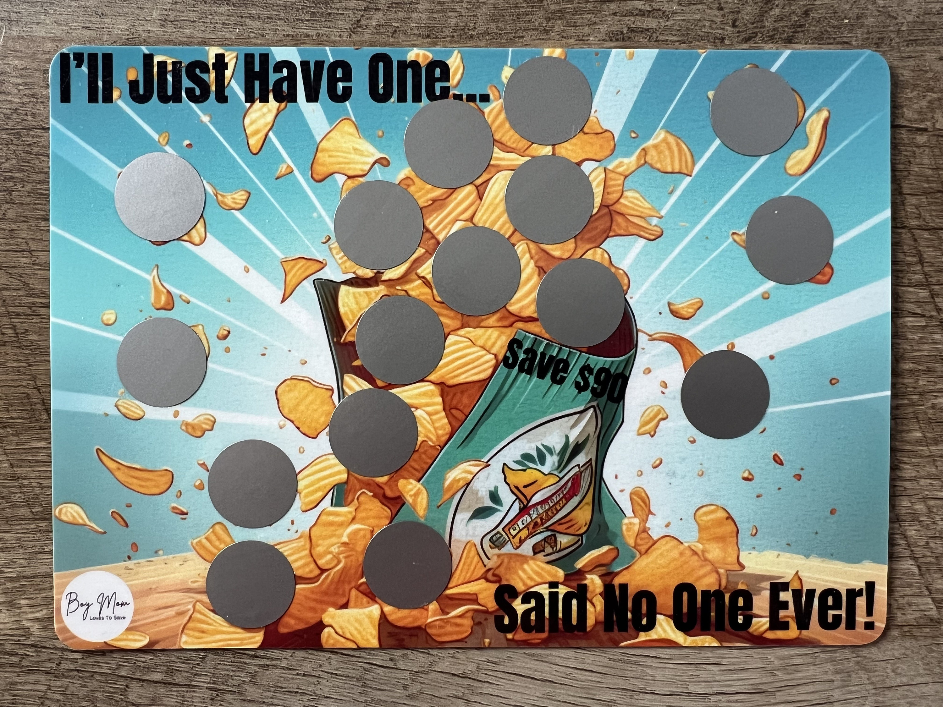 I'll Just Have One Potato Chip Scratch off Mini Savings Challenge ...