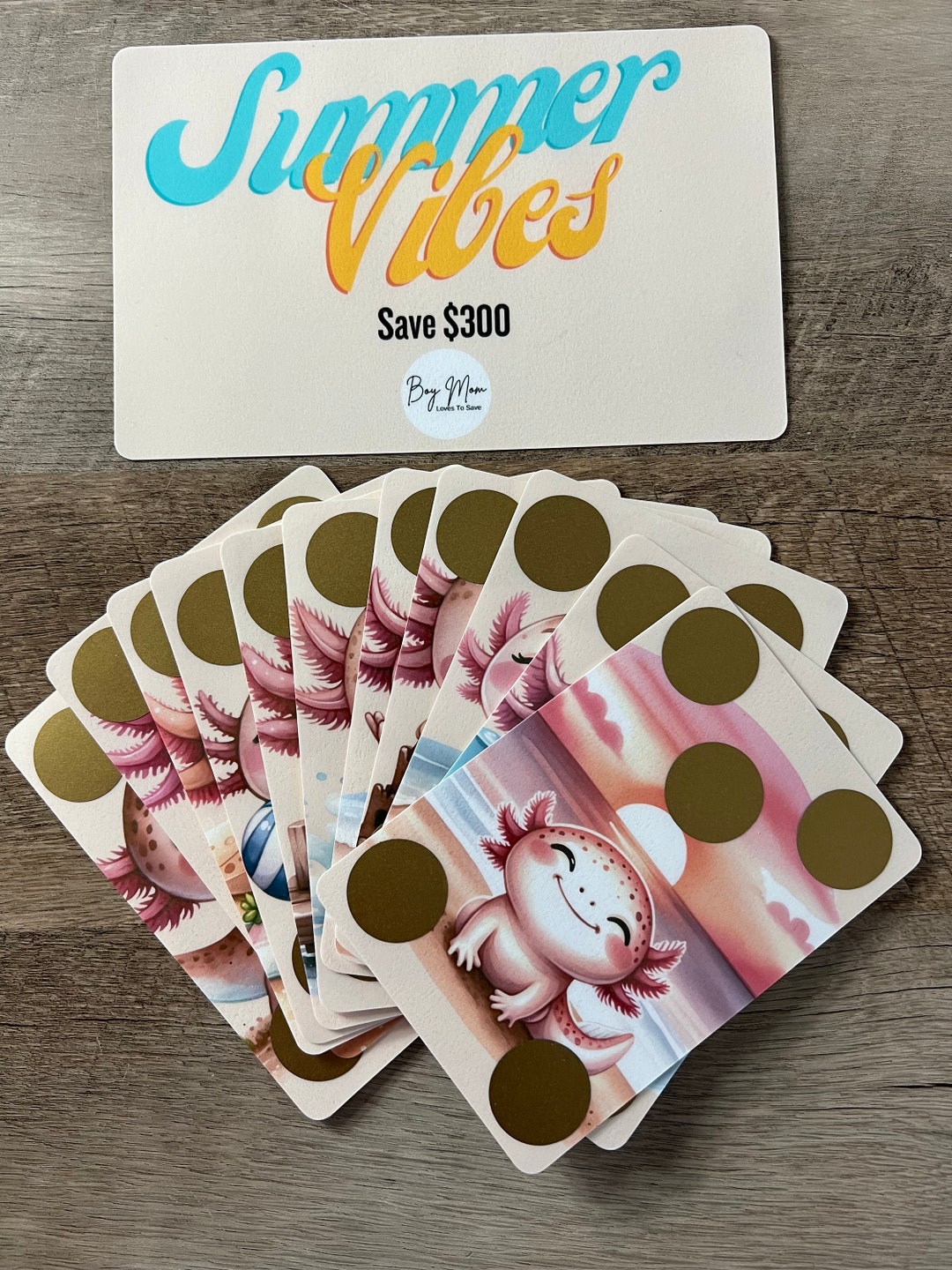 Summer Vibes With Axolotls || Save 300 || Mystery Scratch off Savings ...