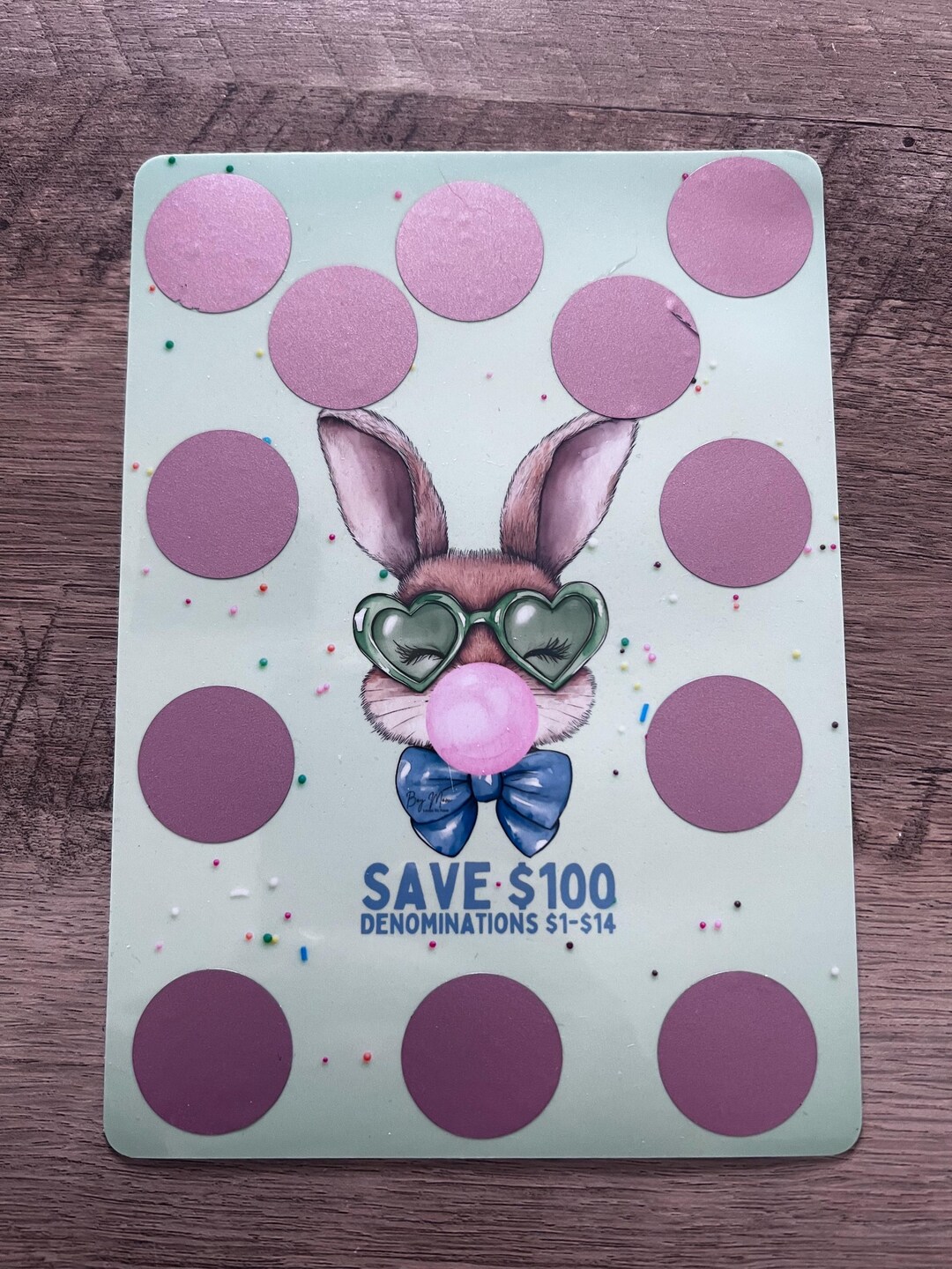 Bubble Gum Bunny Savings Challenge || Save 100 || Easter Scratch off ...