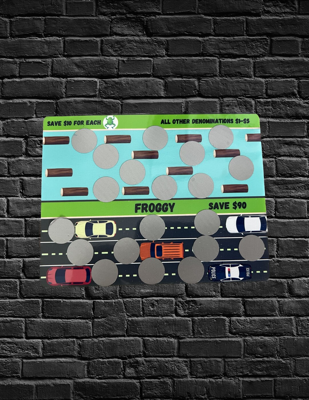 Froggy Scratch off Mini Savings Challenge || Save 90 - Etsy