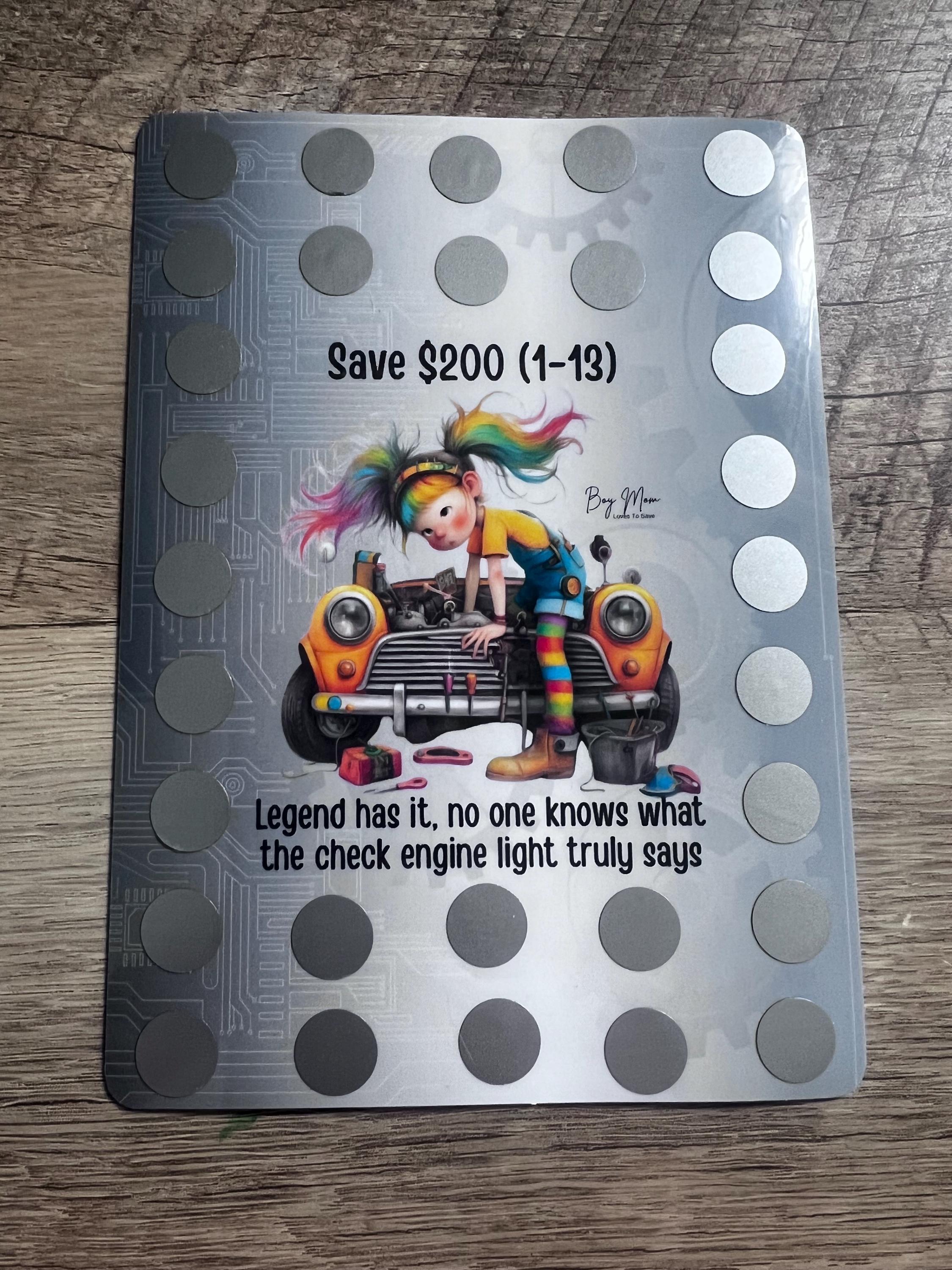 Check Engine Light Savings Challenge || Save 200 || Funny Car Scratch ...