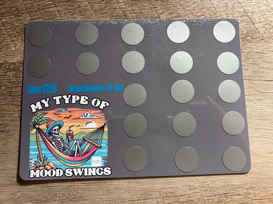 My Type of Mood Swings Savings Challenge || Save 150 || Funny Scratch ...