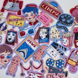 Cinema STICKERS (25 Pack) - Etsy