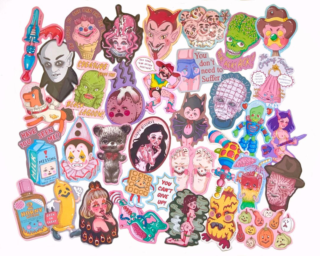 Pick N Mix STICKERS (large Size) - Etsy