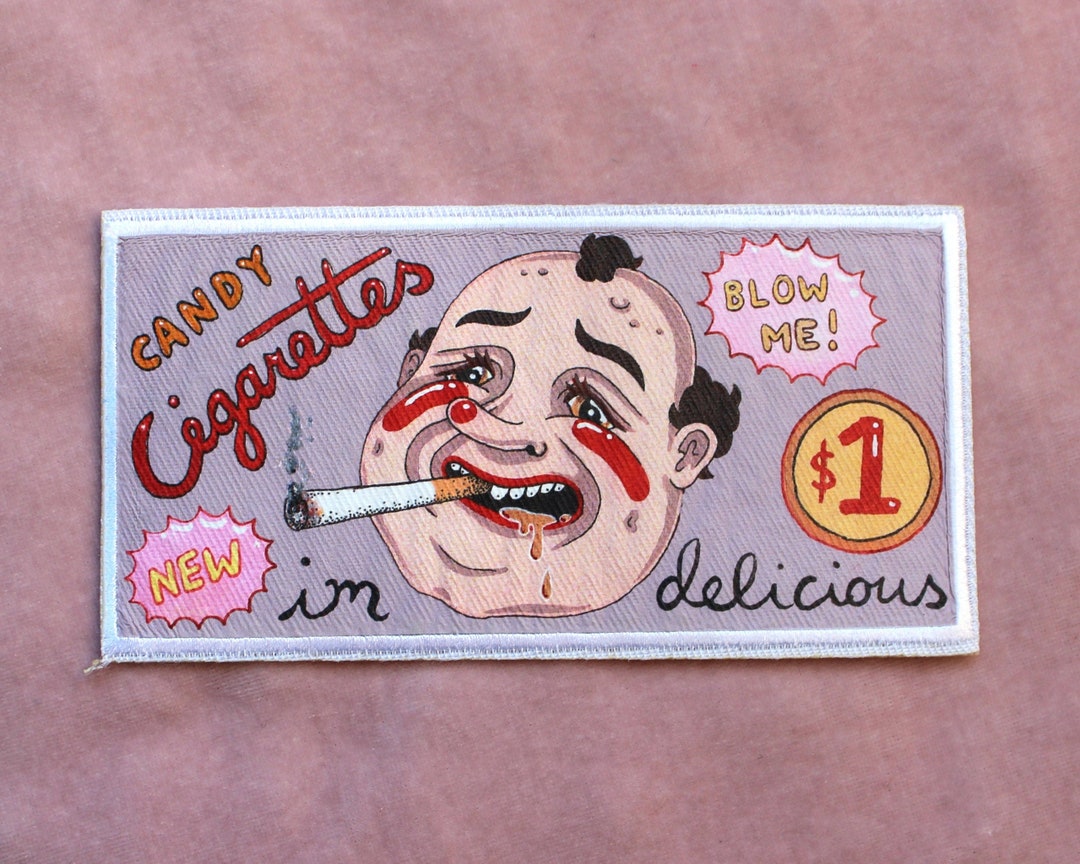 Candy Cigarettes PATCH (6 X 12 Cm) - Etsy