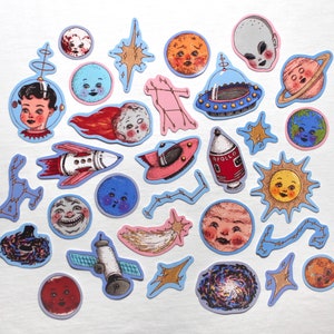 Outer Space STICKERS (30 Pack) - Etsy