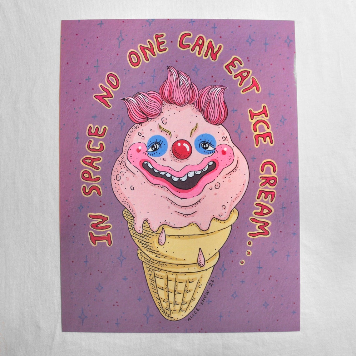 Killer Ice Cream PRINTS - Etsy