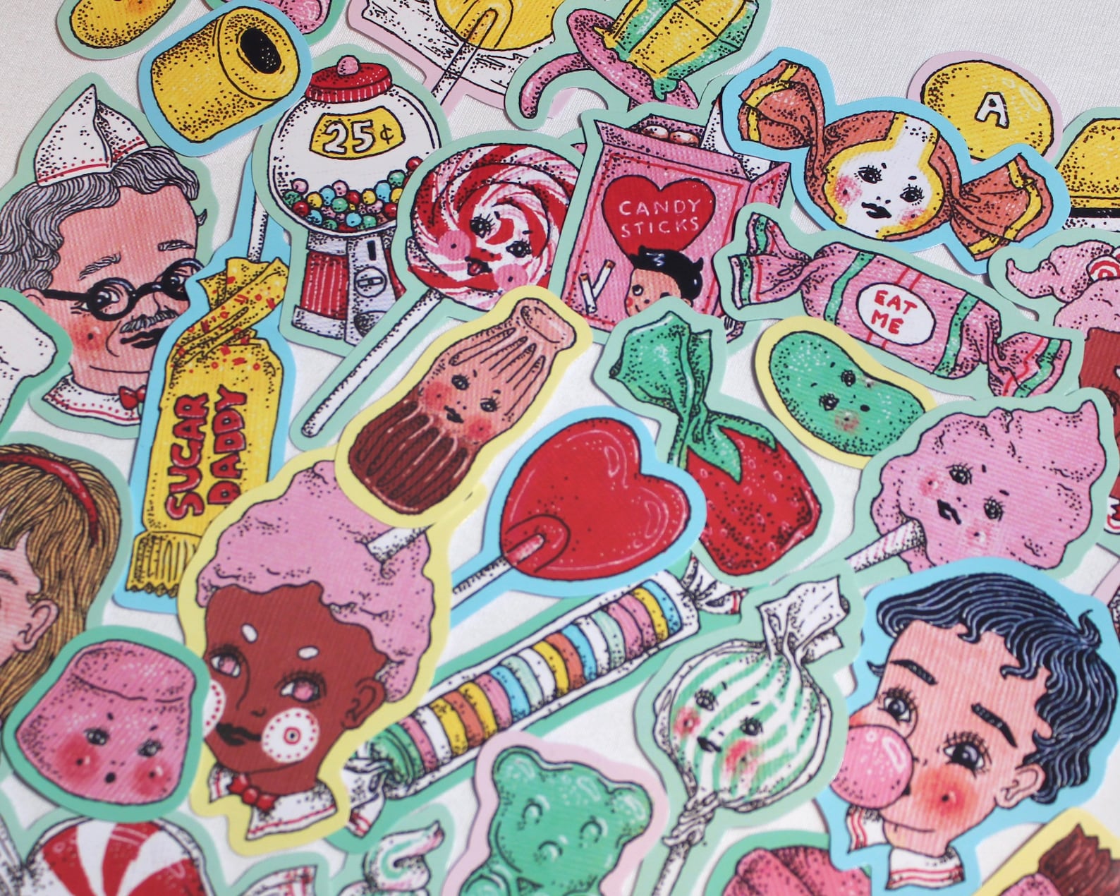 Candy Store STICKERS 35 Pack - Etsy