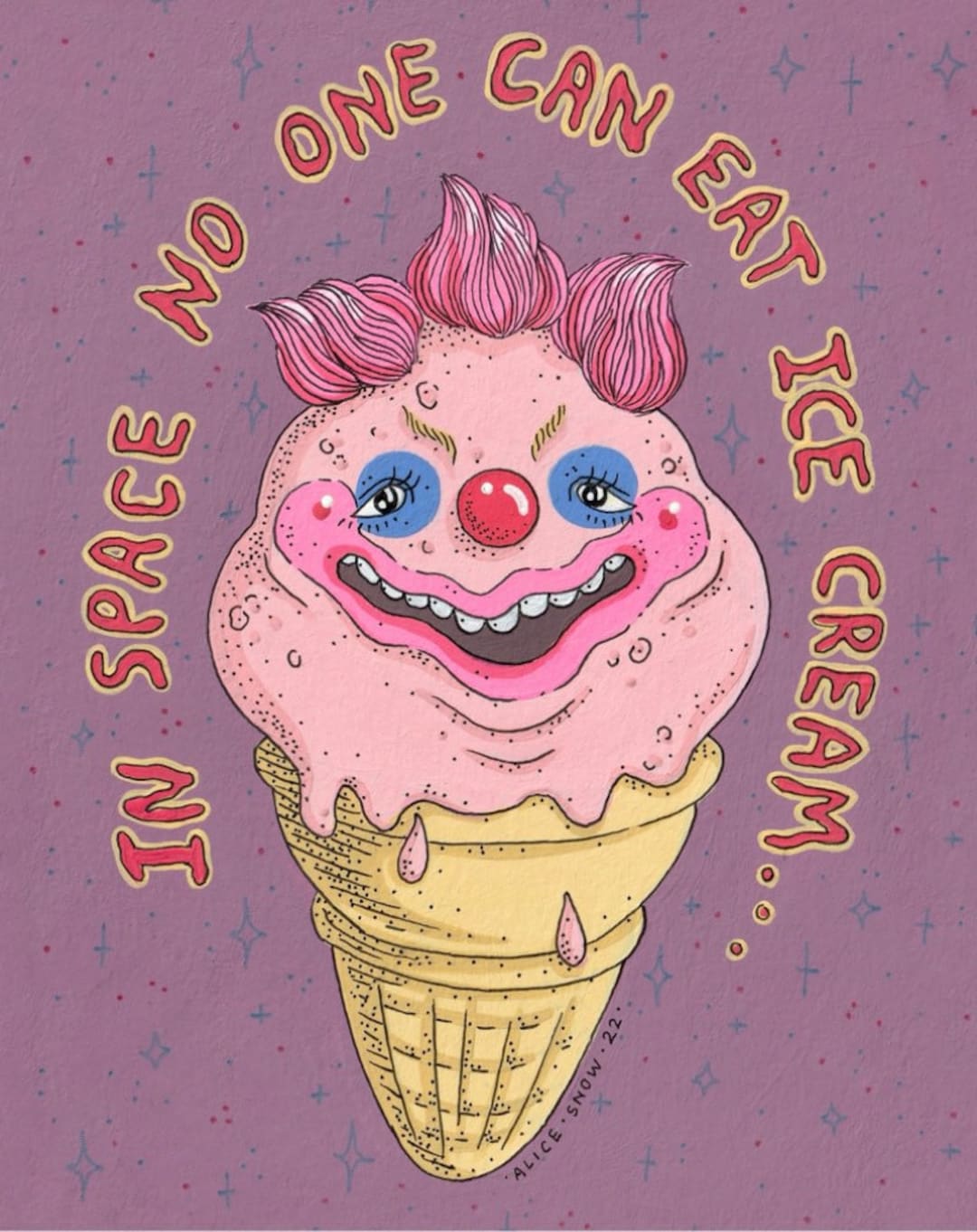 Killer Ice Cream PRINTS - Etsy