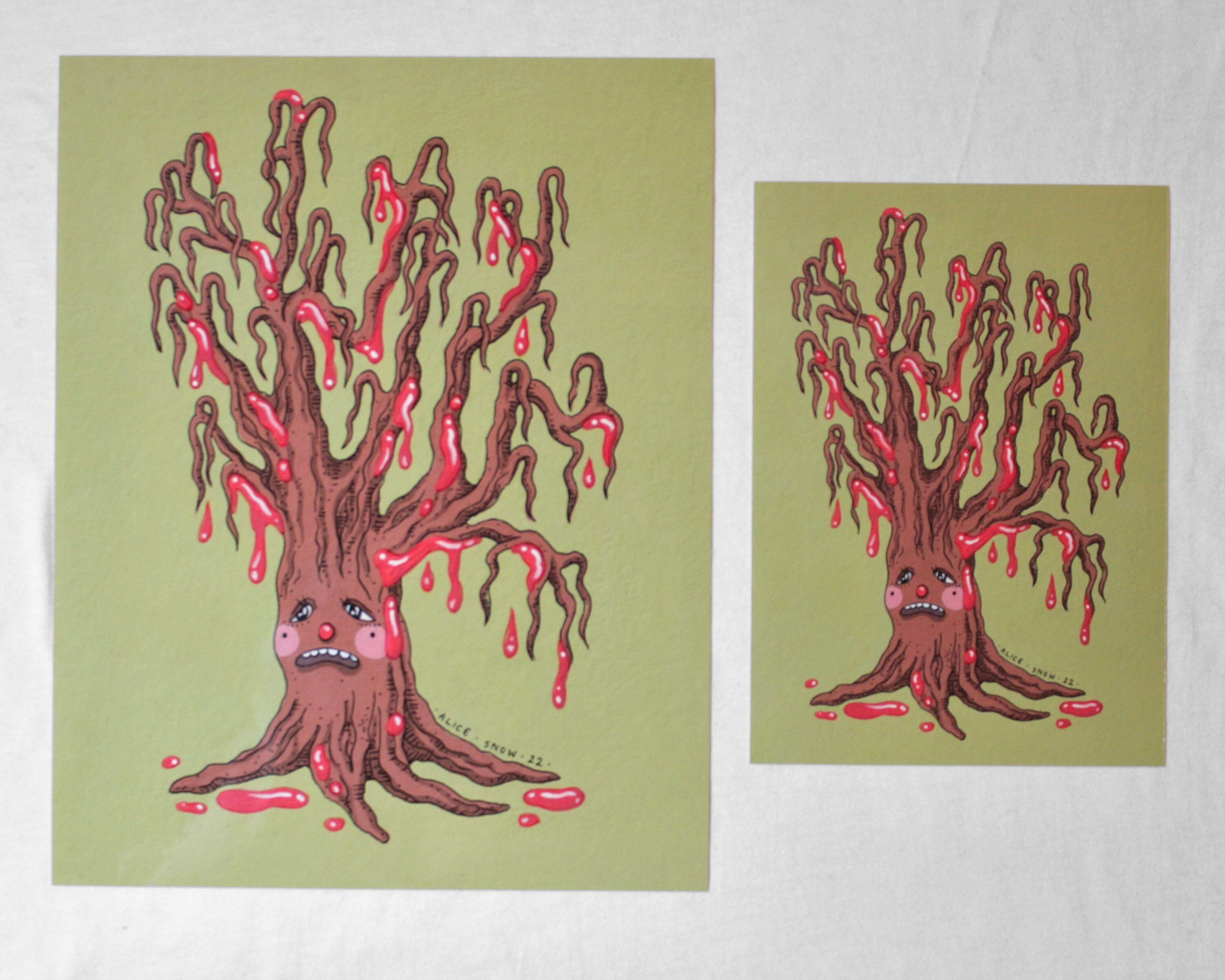 The Bleeding Tree PRINTS - Etsy