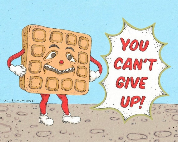 Mr. Waffles PRINTS - Etsy