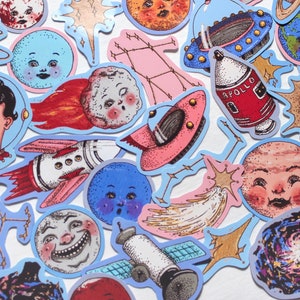 Outer Space STICKERS (30 Pack) - Etsy