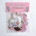 Funeral STICKERS 25 Pack - Etsy