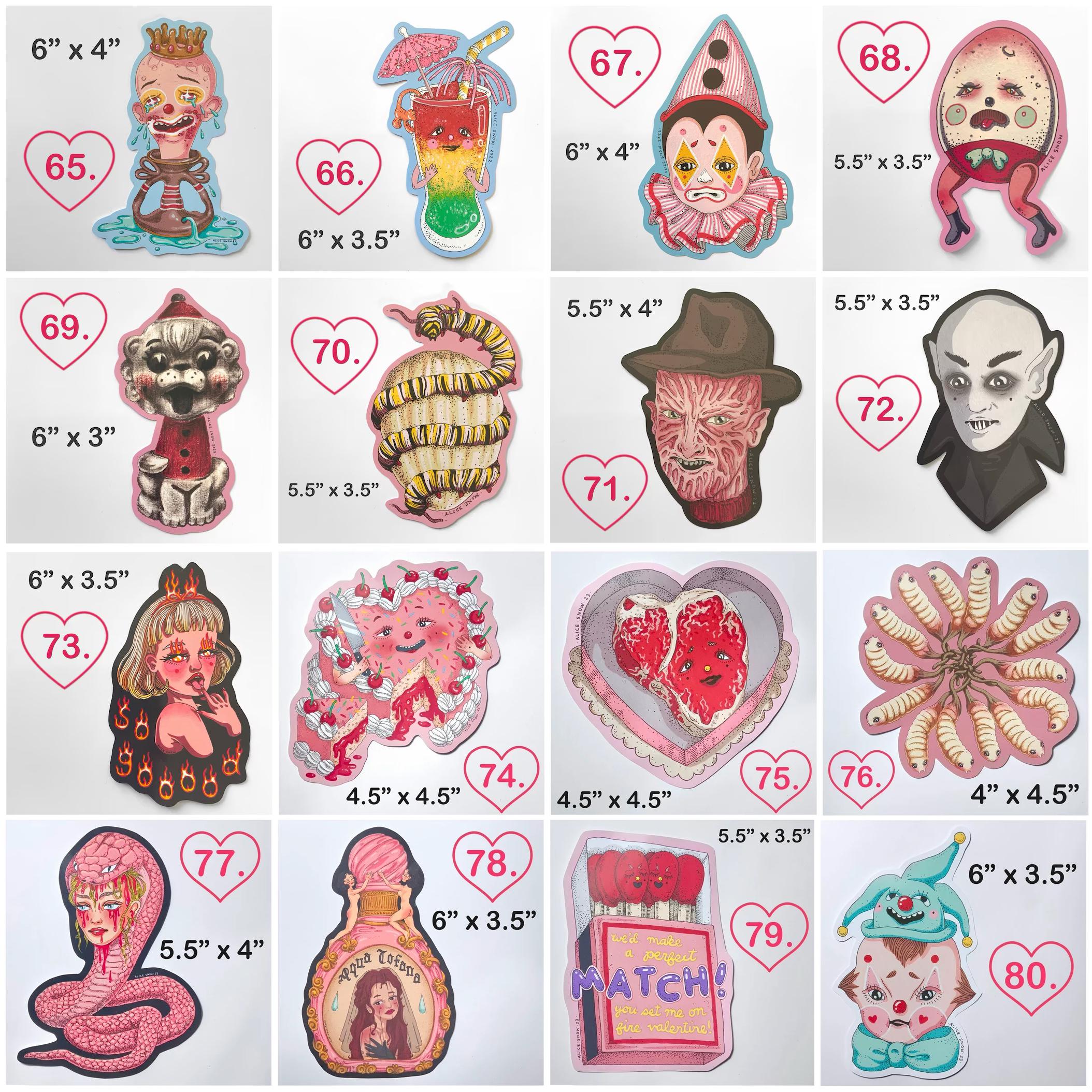 Pick N Mix STICKERS (large Size) - Etsy