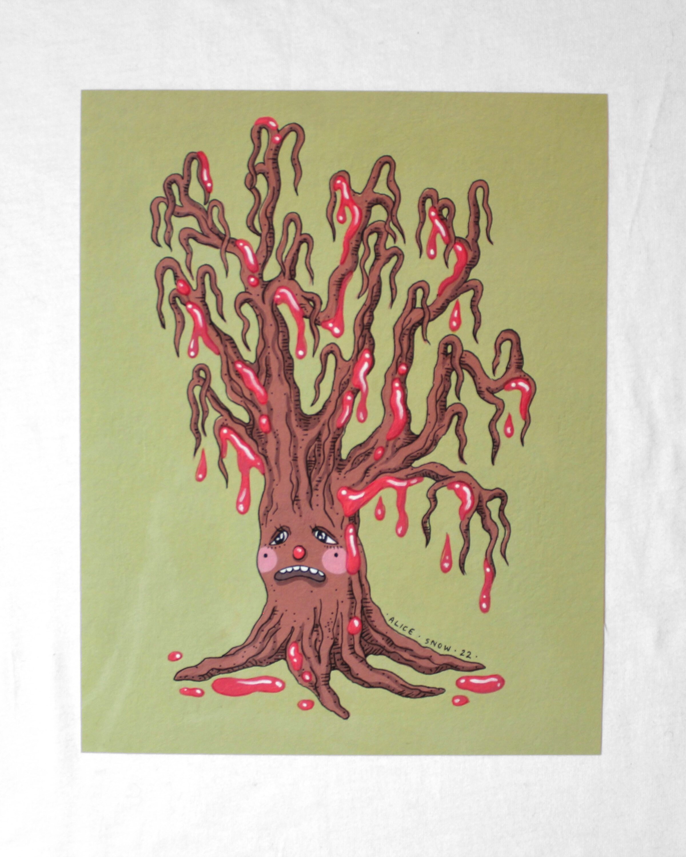 The Bleeding Tree PRINTS - Etsy