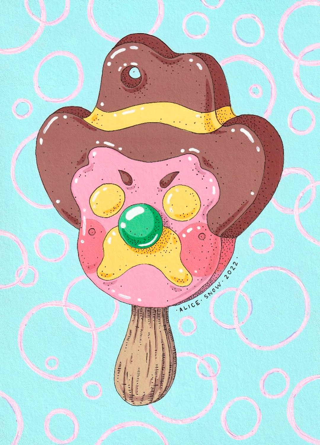 Bubble-o-bill PRINTS - Etsy