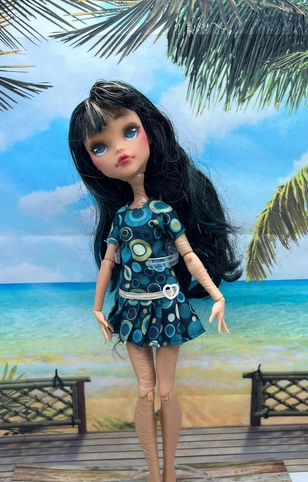 G1 & G2 Monster High- Wednesday Mod Dolly Dress - Etsy