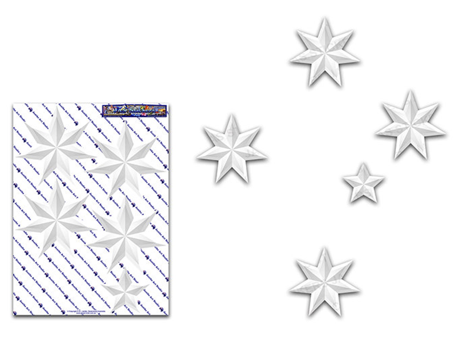 Rainbow Southern Cross Stars Australia LGBT Xlarge Car Sticker - Etsy