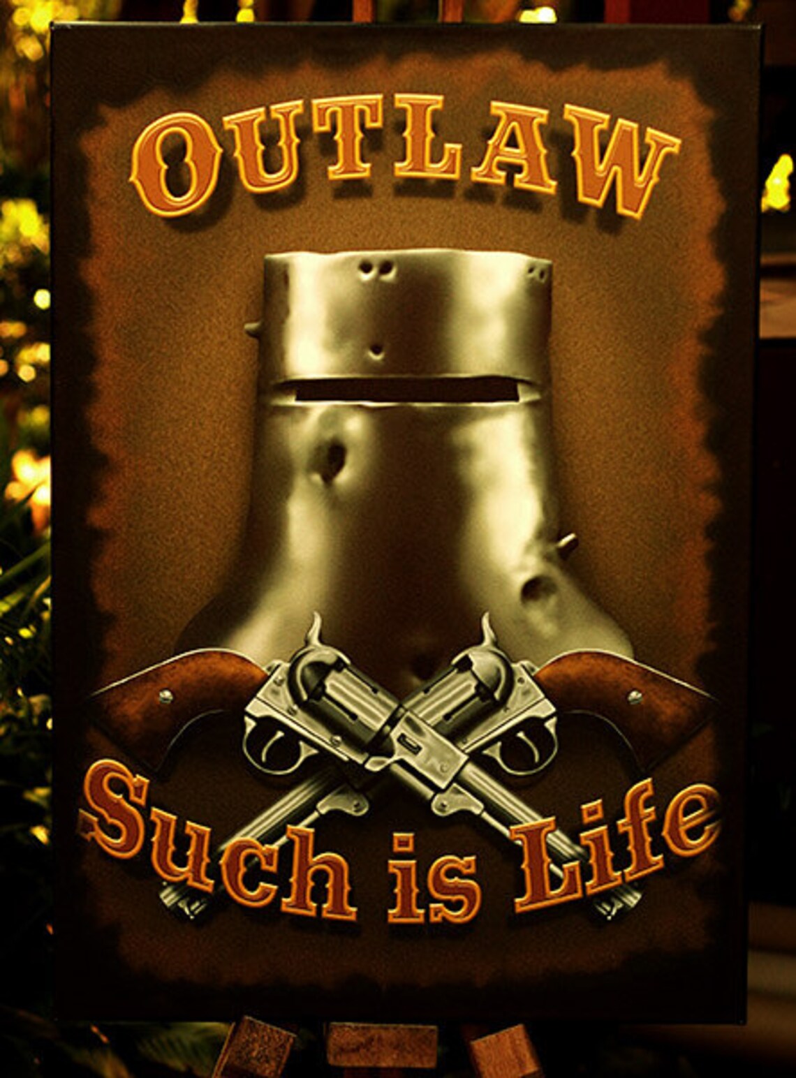 NED KELLY Such is Life Aussie Outlaw Canvas Art Print Fathers ...