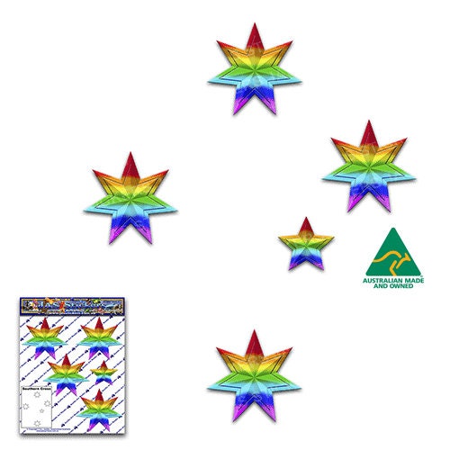 5 SOUTHERN CROSS Stars Black Aussie Small Car Stickers Decal - Etsy