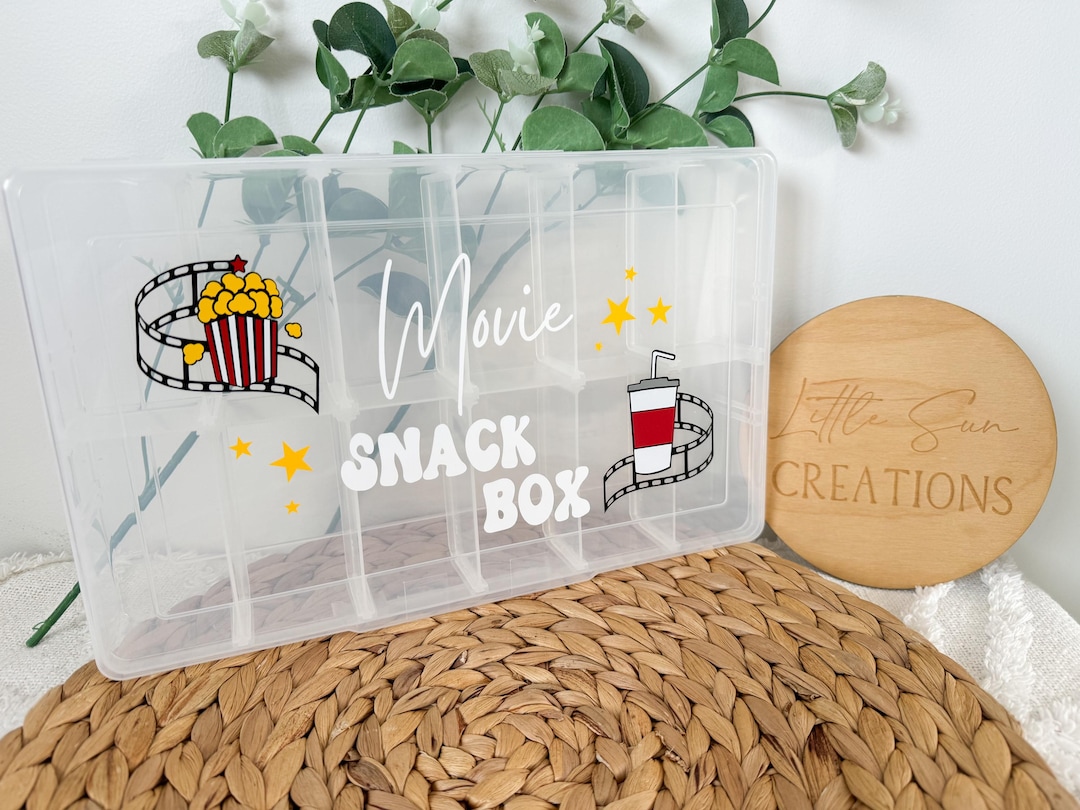Movie Snack Box I Kids Movie Snacks Box | Snackle Box W/ 24 Sections ...