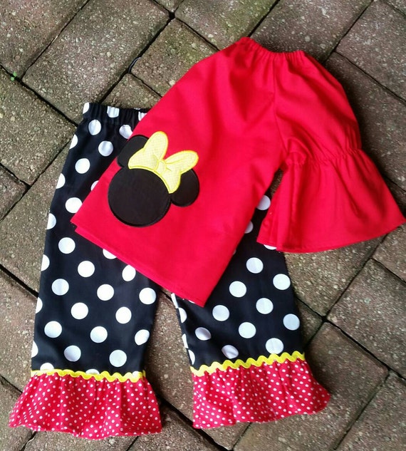 Minnie Mouse Clothing Minnie Mouse Outfit Disney Outfit | Etsy