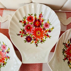 Set of 6 Vintage 70’s Apilco Shell Bowl in White Delicate Porcelain ...
