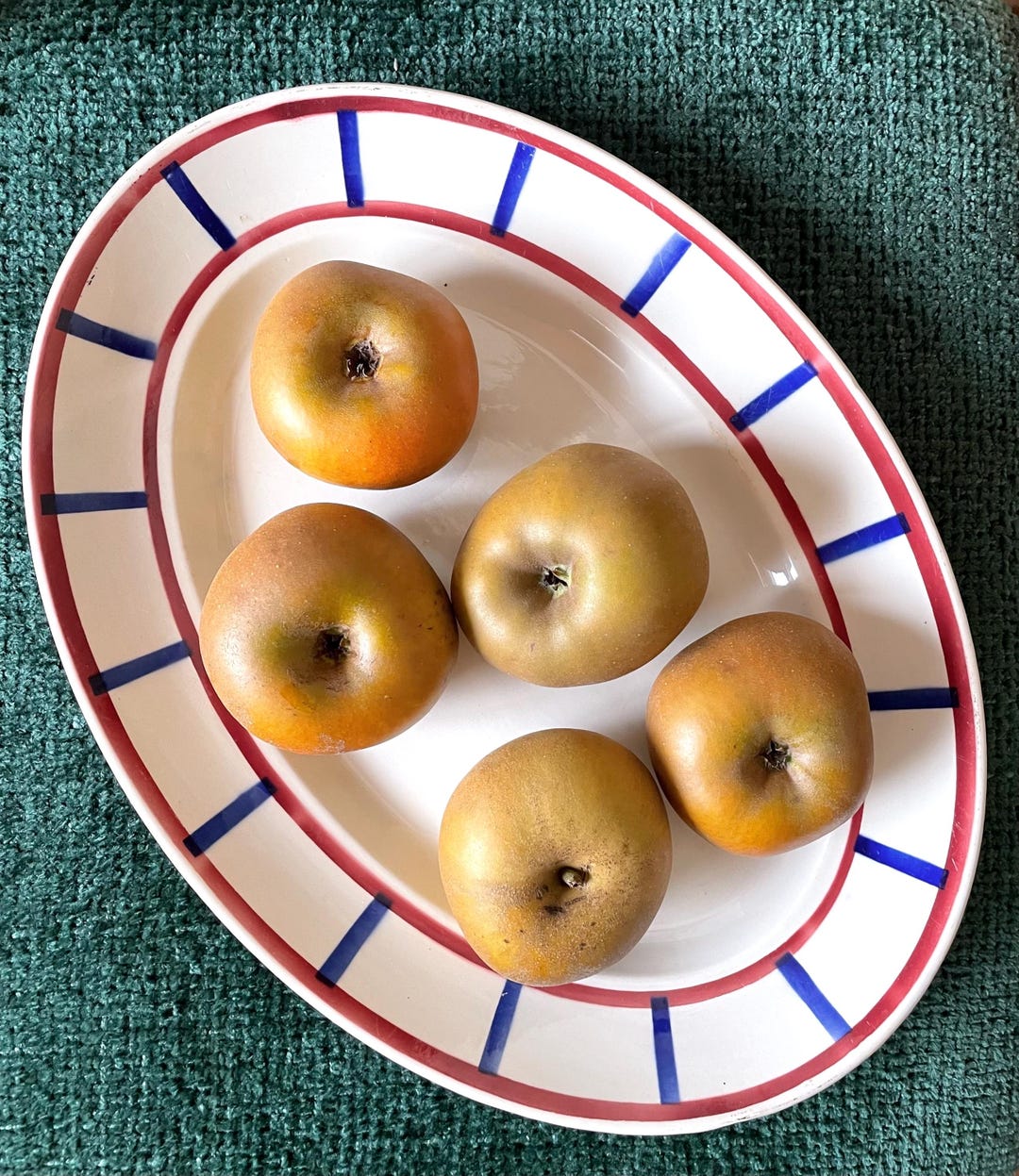 Large Antique Earthenware Basque Motif Serving Dish From Digoin ...