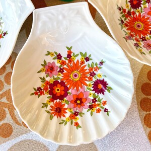 Set of 6 Vintage 70’s Apilco Shell Bowl in White Delicate Porcelain ...