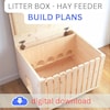 Cat Double Litter Box Cabinet Build Plans, DIY Litter Box Plans, Cat ...