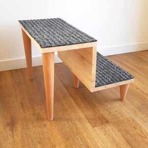 Modern Wood Pet Step Stool: Cat & Dog Stairs - Etsy