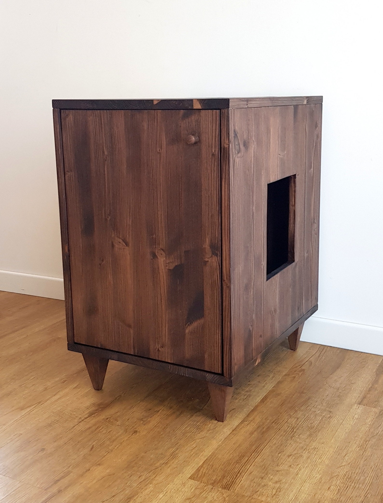 Cat Litter Box Cover Pet Furniture Cat House Modern Litter - Etsy Australia