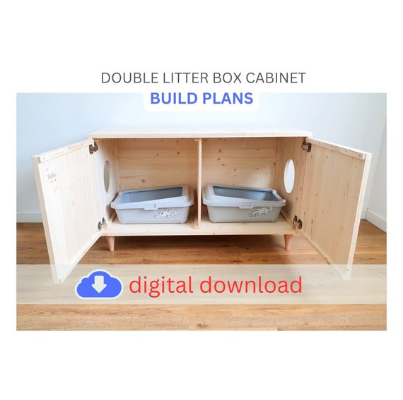 Cat retailer Litter Box Cabinet Build Plans