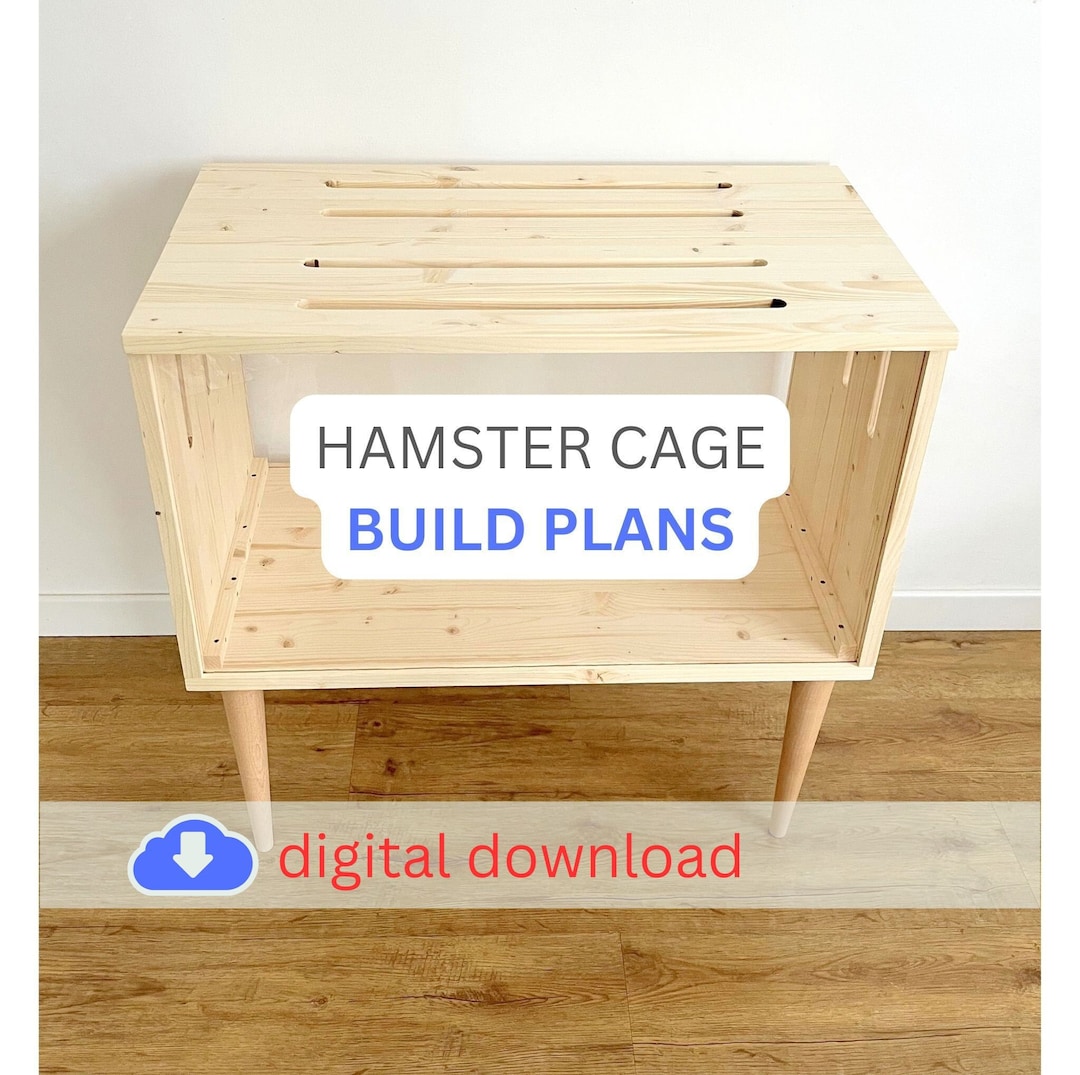 Modern Hamster Cage Build Plans: DIY Hamster Furniture (digital ...