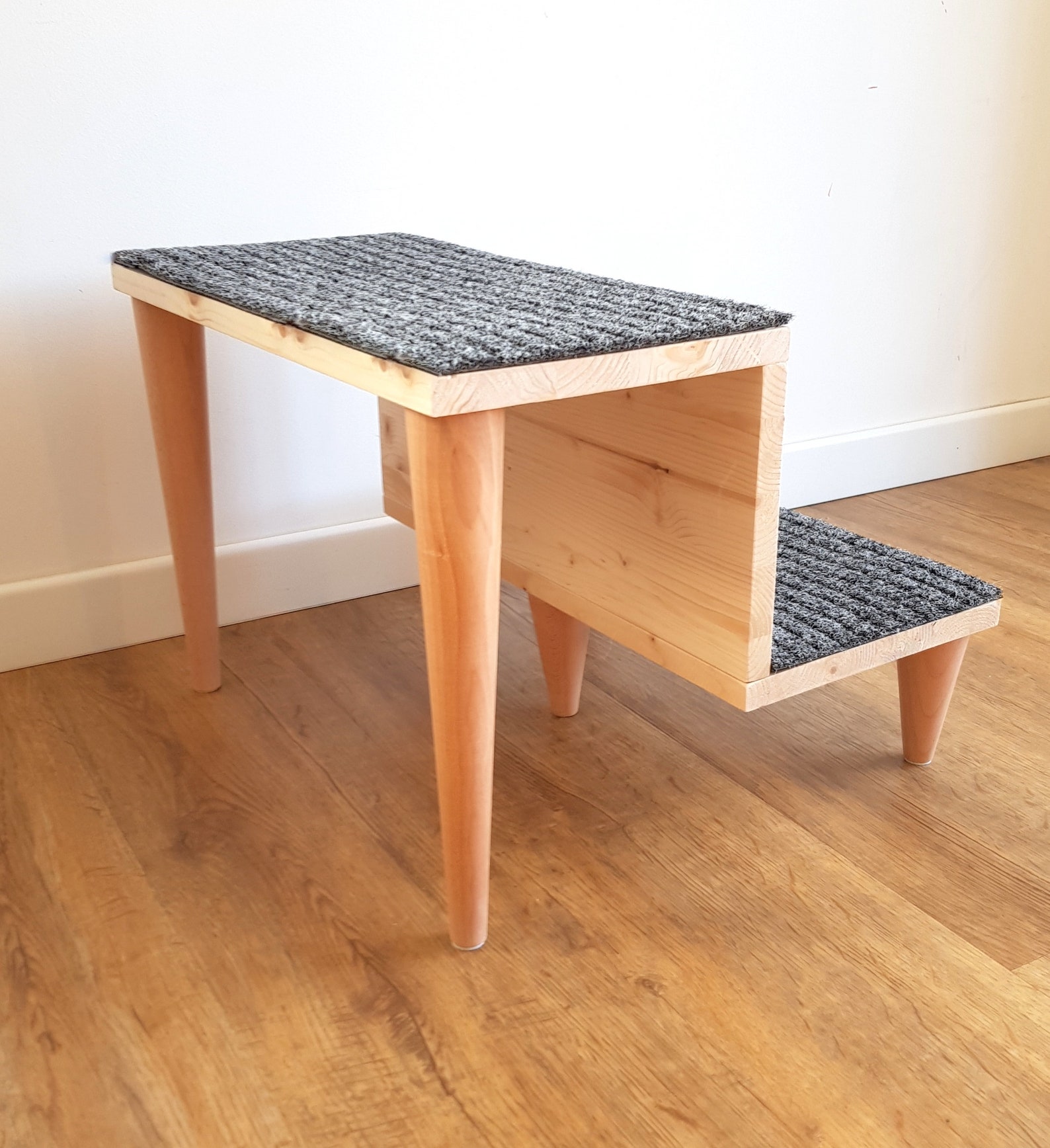 Modern Wood Two Steps Pet Stairs Pet Step Stool Cat Steps - Etsy