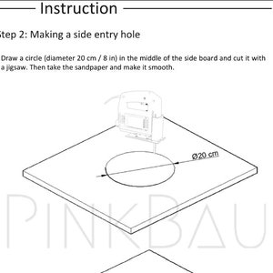 Cat Double Litter Box Cabinet Build Plans, DIY Litter Box Plans, Cat ...