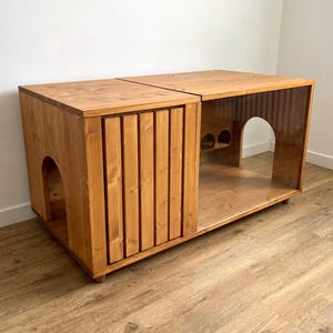 Bunny Villa Cabinet Build Plans: DIY Modern Litter Box & Feeder for ...