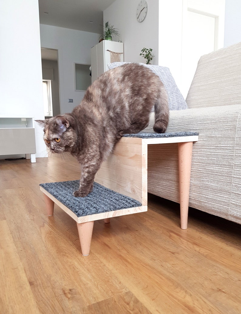 Modern Wood Two Steps Pet Stairs Pet Step Stool Cat Steps - Etsy