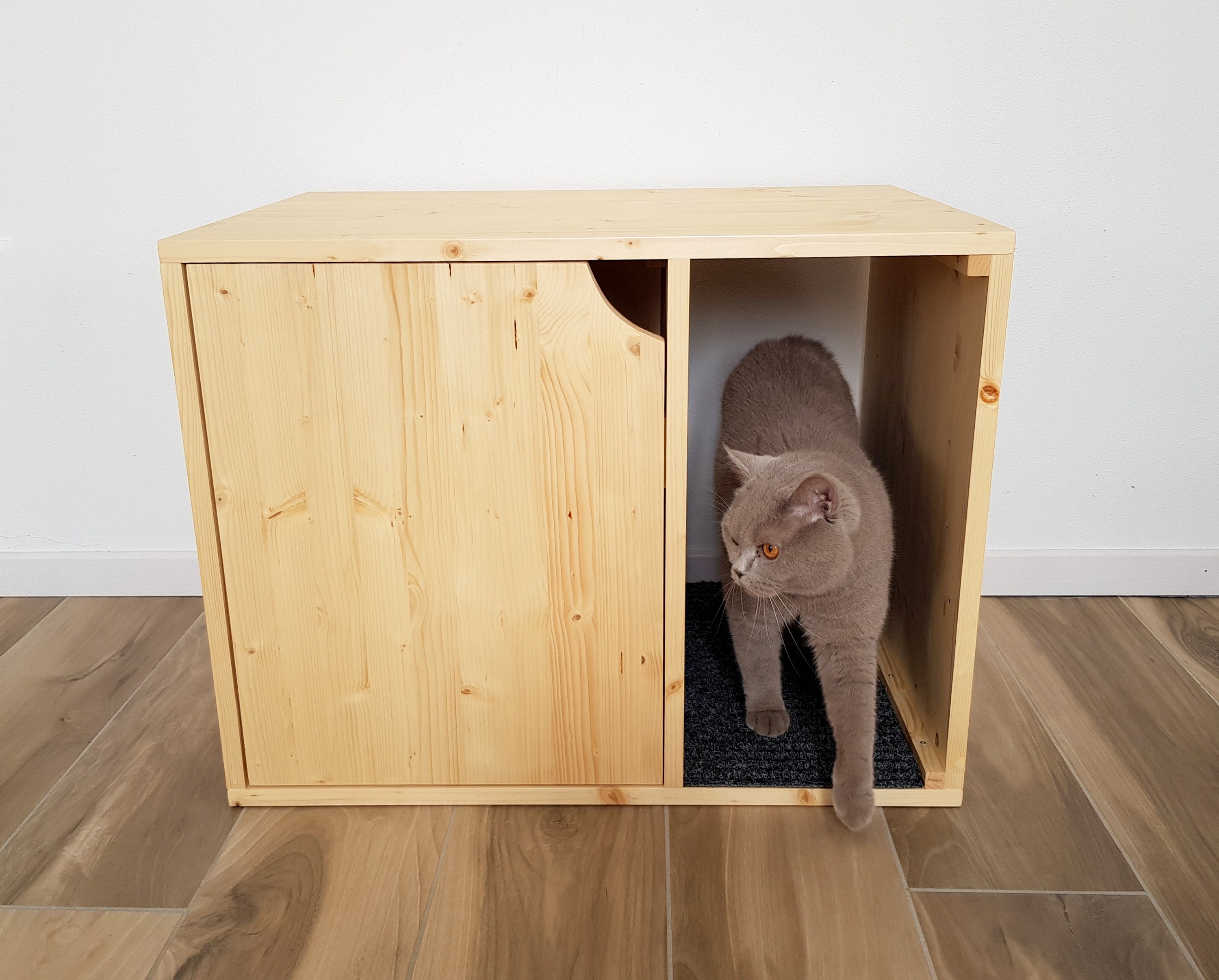 Lettiera per Gatto Mobile moderno per animale domestico | Etsy Italia