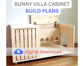 Cat Double Litter Box Cabinet Build Plans, DIY Litter Box Plans, Cat ...
