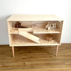 Two-story Hamster Cage Build Plans, DIY Small Animal Habitat (digital ...