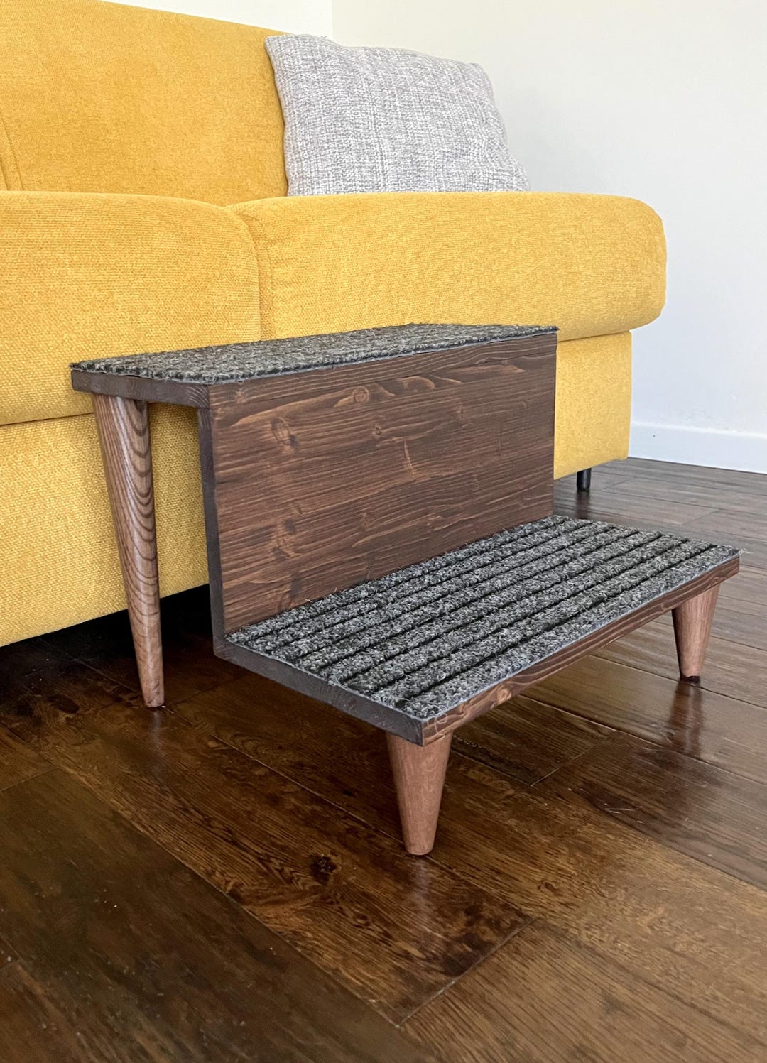 Modern Wood Pet Step Stool: Cat & Dog Stairs - Etsy