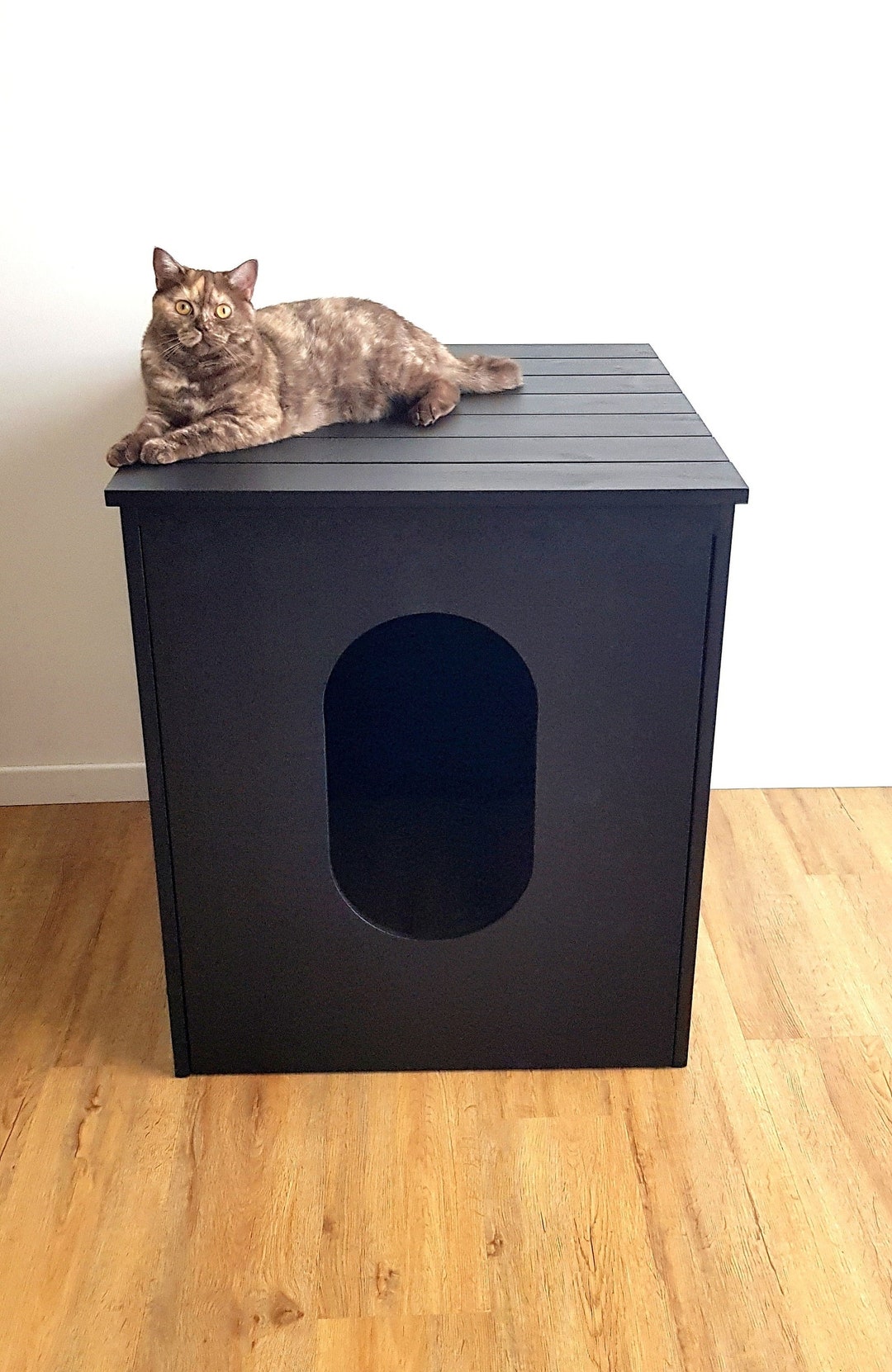 Modern Litter Robot Cover: Wood Furniture Cat Litter Box Enclosure - Etsy