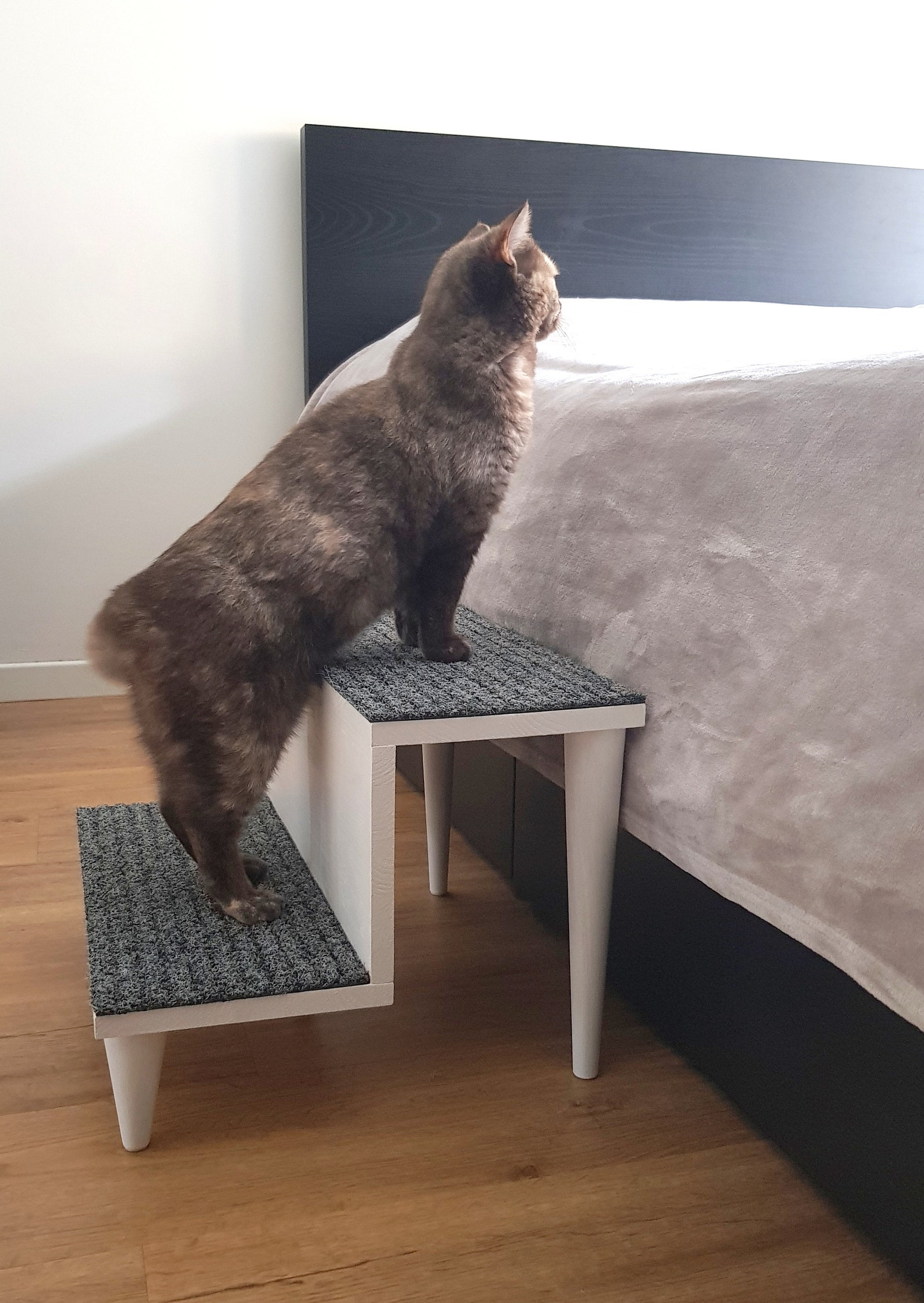 Modern Wood Two Steps Pet Stairs Pet Step Stool Cat Steps - Etsy