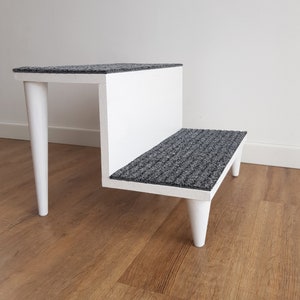 Modern Wood Two Steps Pet Stairs, Pet Step Stool, Cat Steps, Dog Steps ...