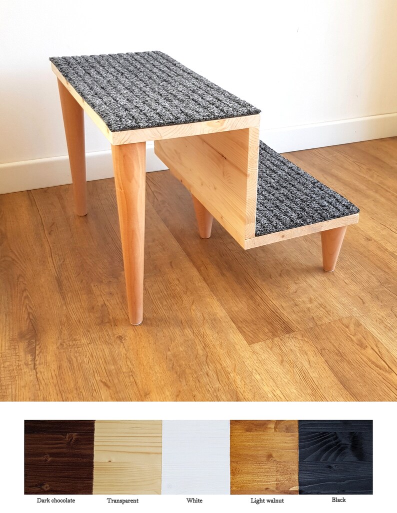 Modern Wood Two Steps Pet Stairs Pet Step Stool Cat Steps - Etsy