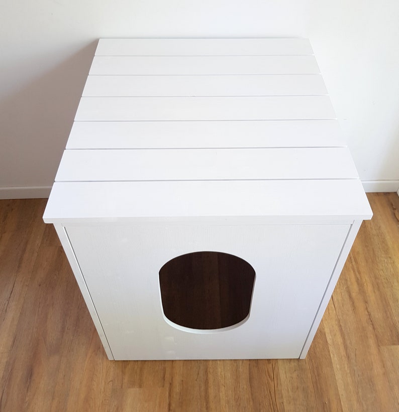 Litter Robot Cabinet Build Plans: DIY Litter Box Cover (digital ...